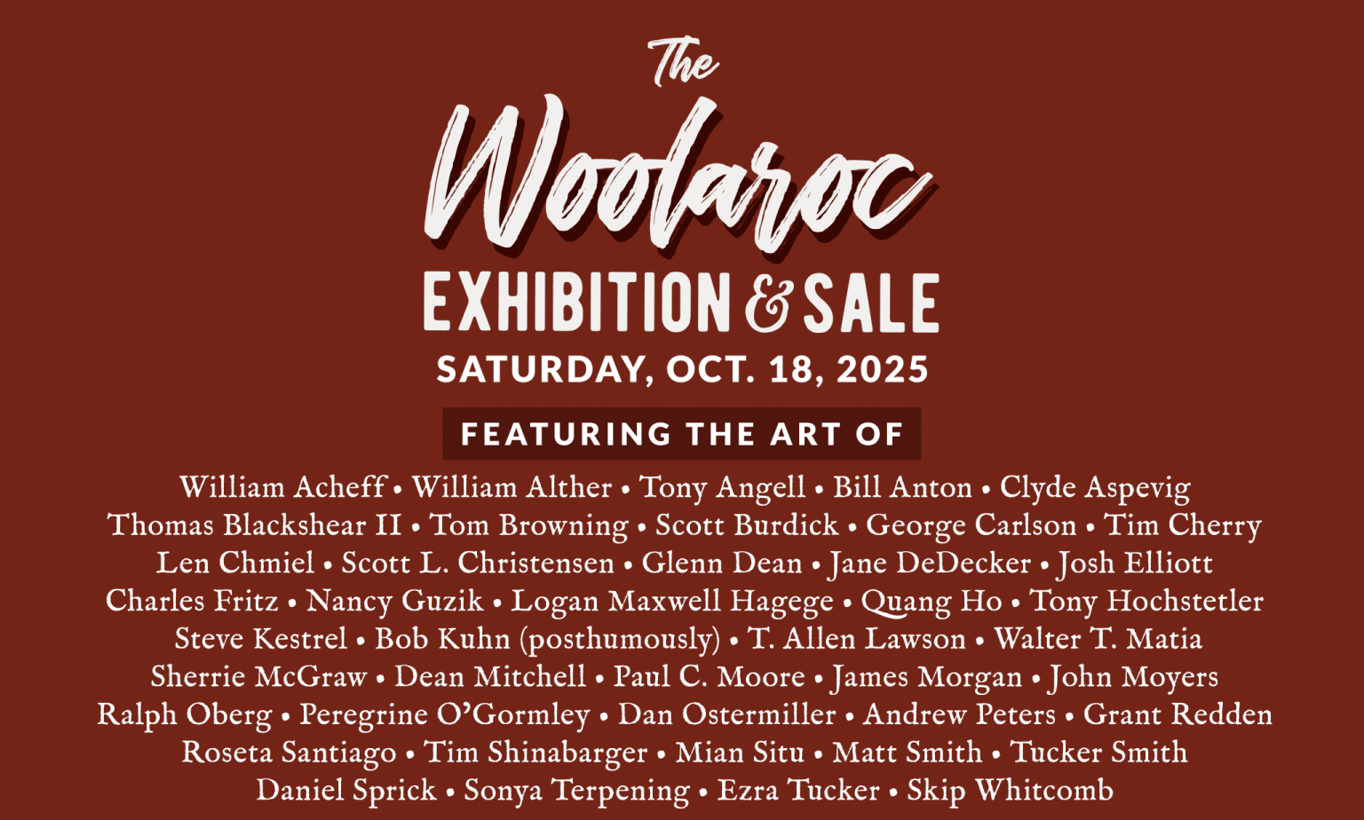 The Woolaroc Exhibition and Sale - Woolaroc